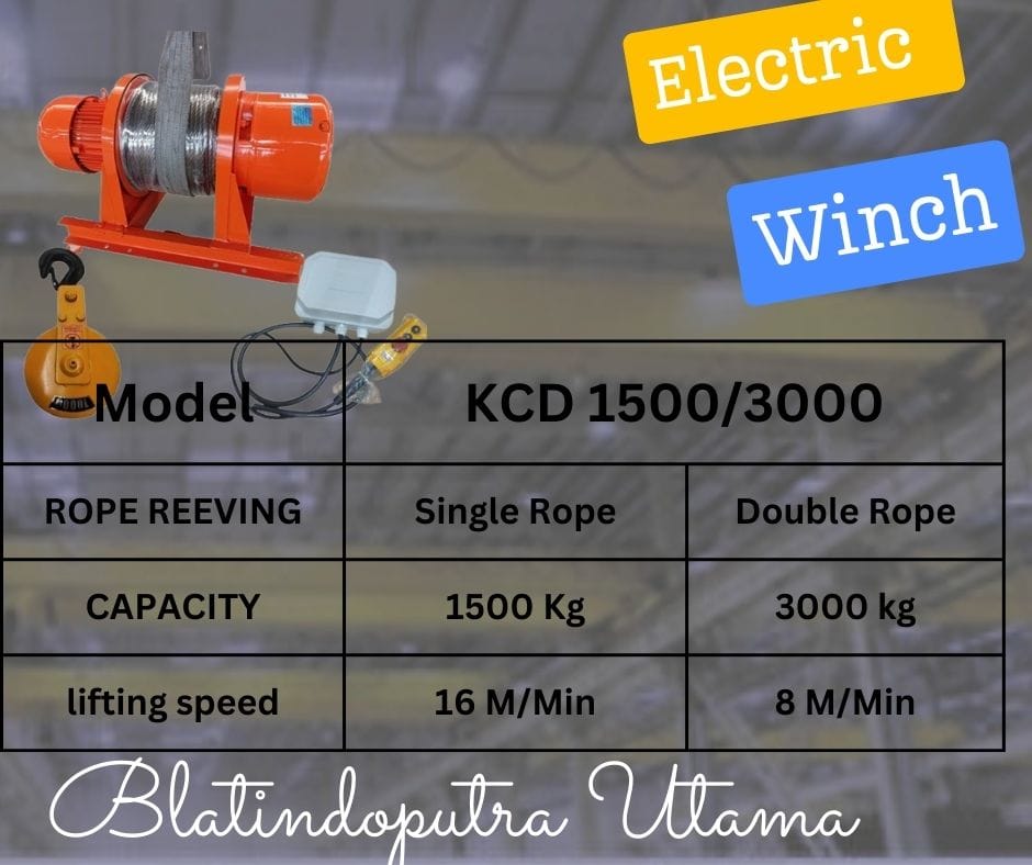 Electric Winch - RAJA HOIST